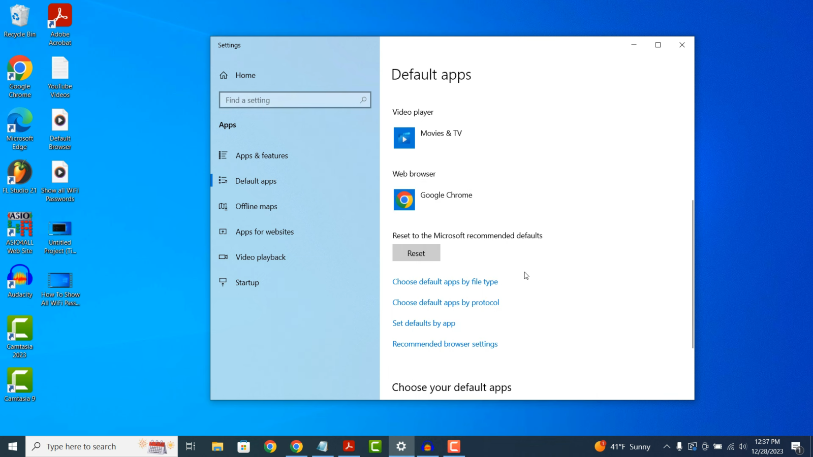 How to Make Google Chrome Your Default Browser in Windows 10 - Tizaw