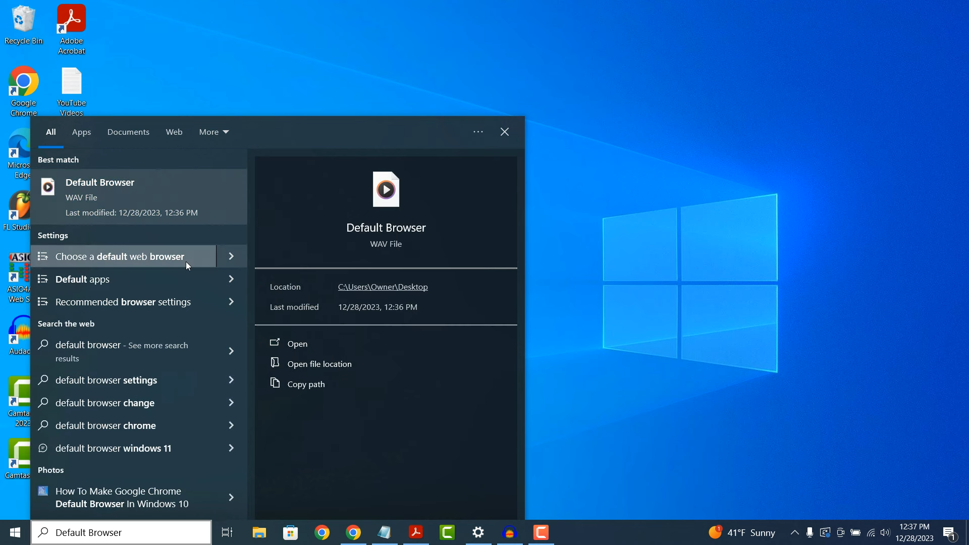 How to Make Google Chrome Your Default Browser in Windows 10 - Tizaw